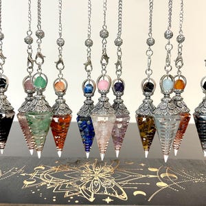 Crystal Pendulums of Natural Materials for Divination and Dowsing - Etsy