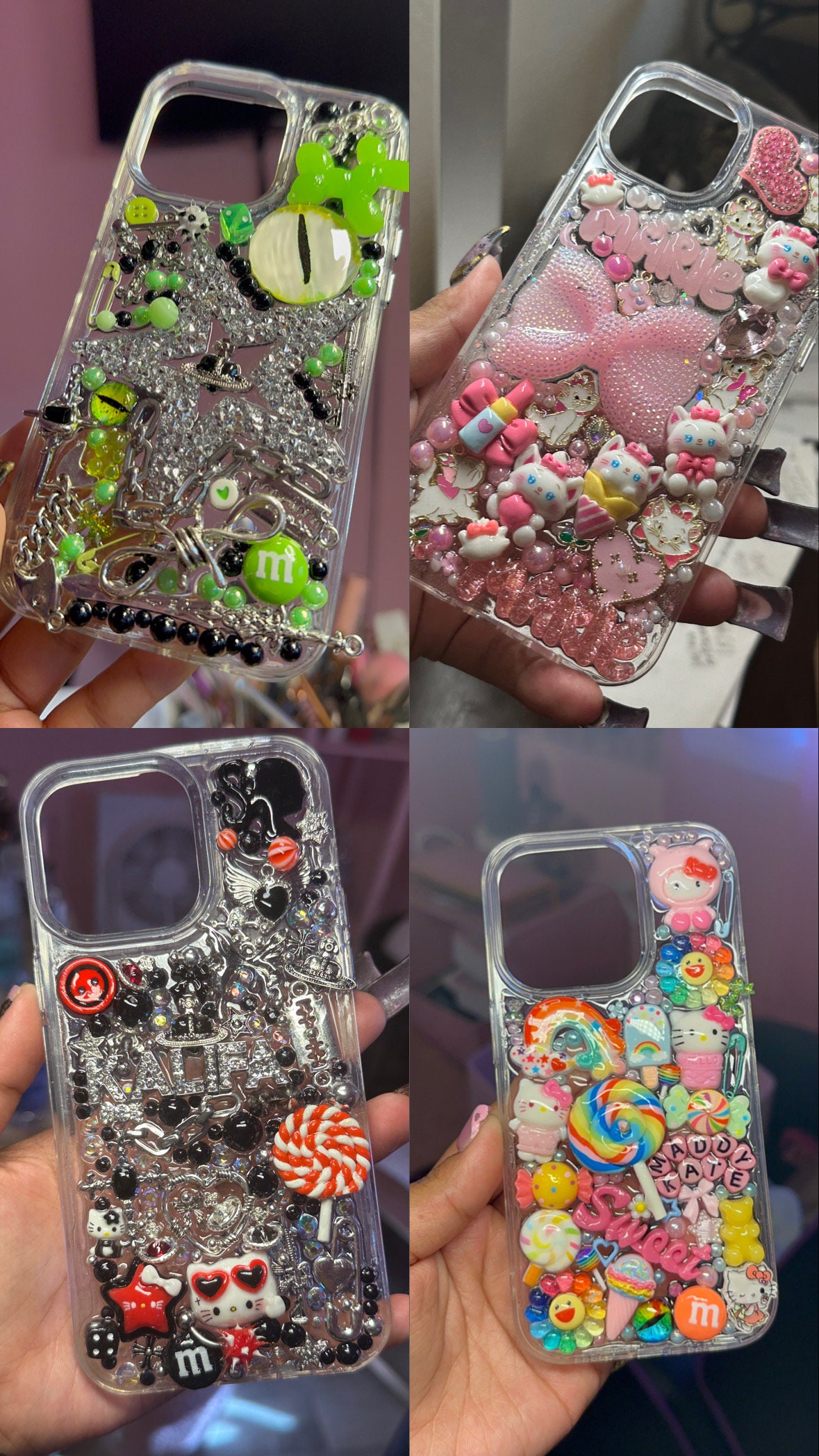 Junk Cases Charm Phone Cases Sanrio Phone Case - Etsy