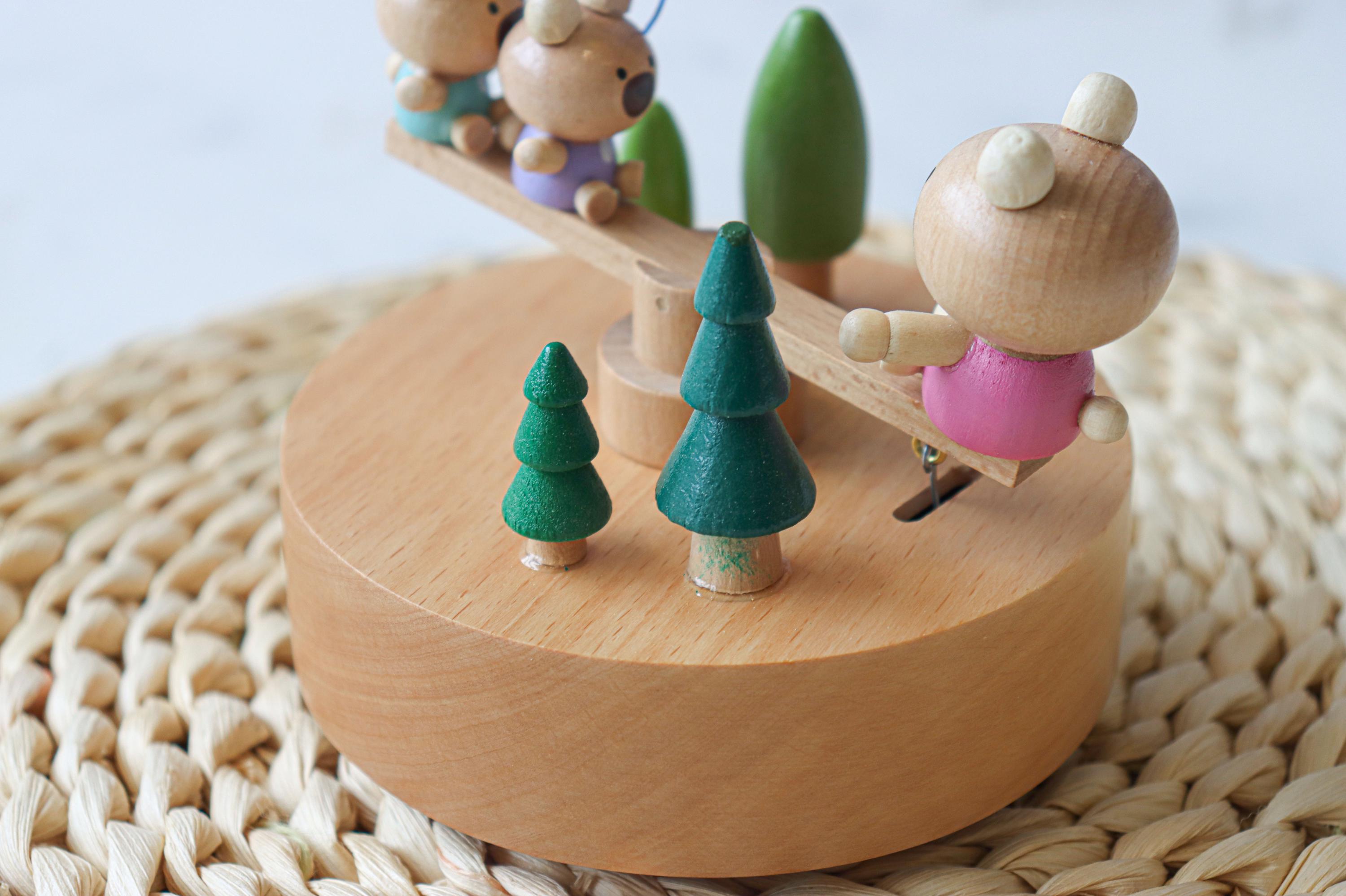 Customised Wooden Music Box / Engraved Name Music Box / Baby ...