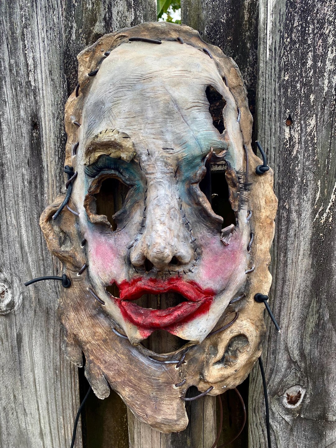 Carved up Latex Half Mask Fake Skin Mask (TCM Pretty Woman Inspired ...