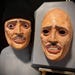 The Maniac Latex Half Mask 3 Styles, Cut Eye Holes (wearable Mask ...