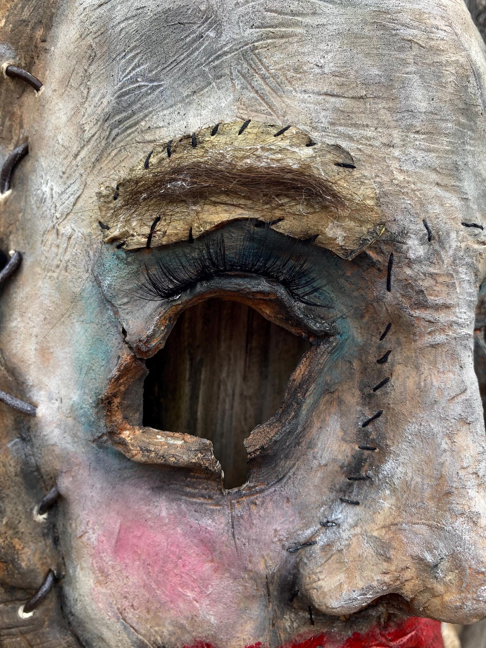 Carved up Latex Half Mask Fake Skin Mask (TCM Pretty Woman Inspired ...