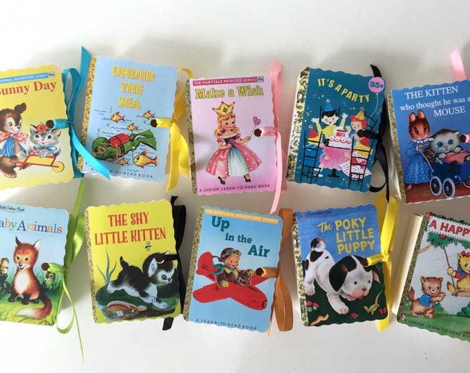 Little Golden Books Party Favors Birthday Boy Girl Baby - Etsy