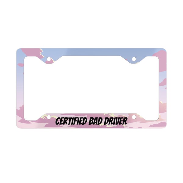 Anime Metal License Plate Frame - Etsy