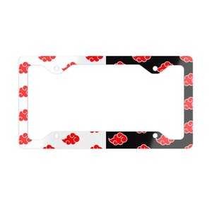 Naruto Inspired Anime Split Color Metal License Plate Frame - Etsy