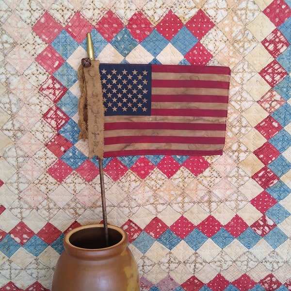 Primitive Flag Etsy