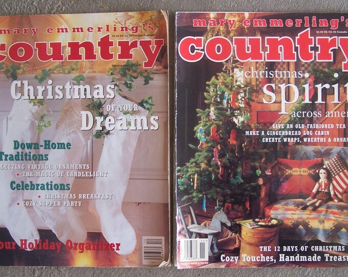2 VINTAGE Mary Emmerling Country Magazines - 1993, 1994 - Etsy