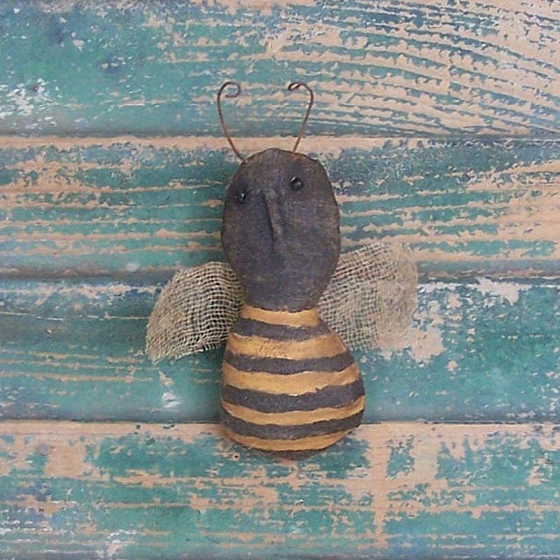 Primitive Bee - Etsy