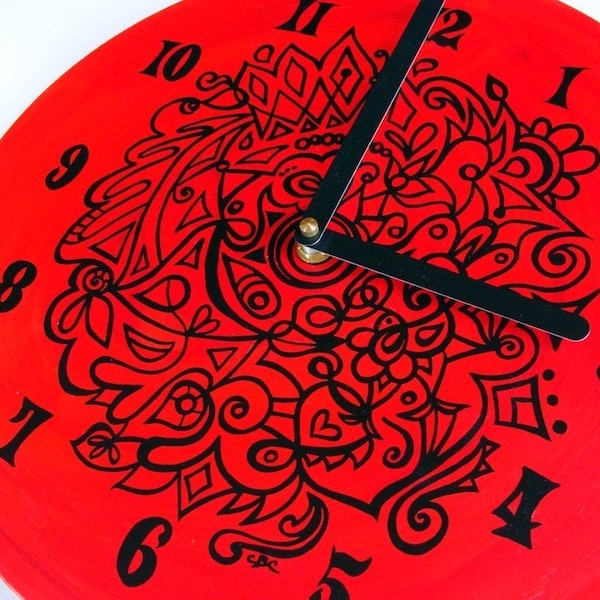 Hand Painted Clocks - Etsy