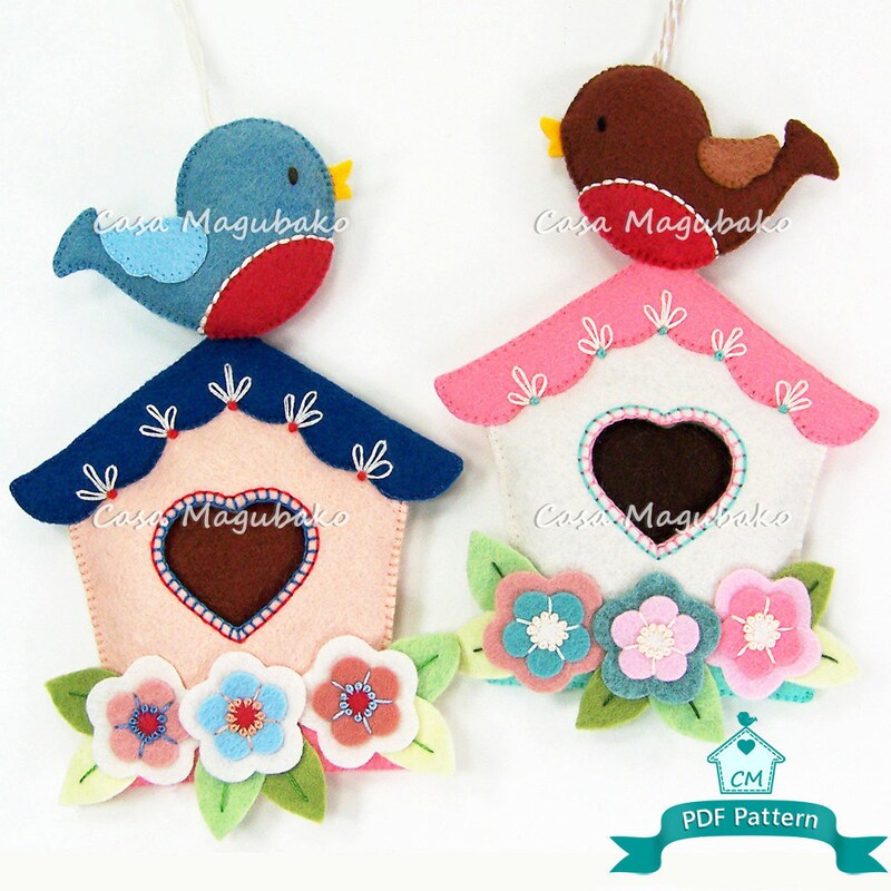 Felt Bird Pattern - Etsy
