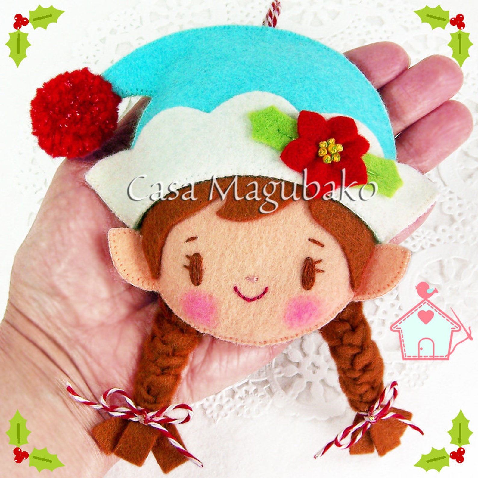 Felt PDF Pattern Christmas Elf Ornaments Boy Elf Girl Elf - Etsy