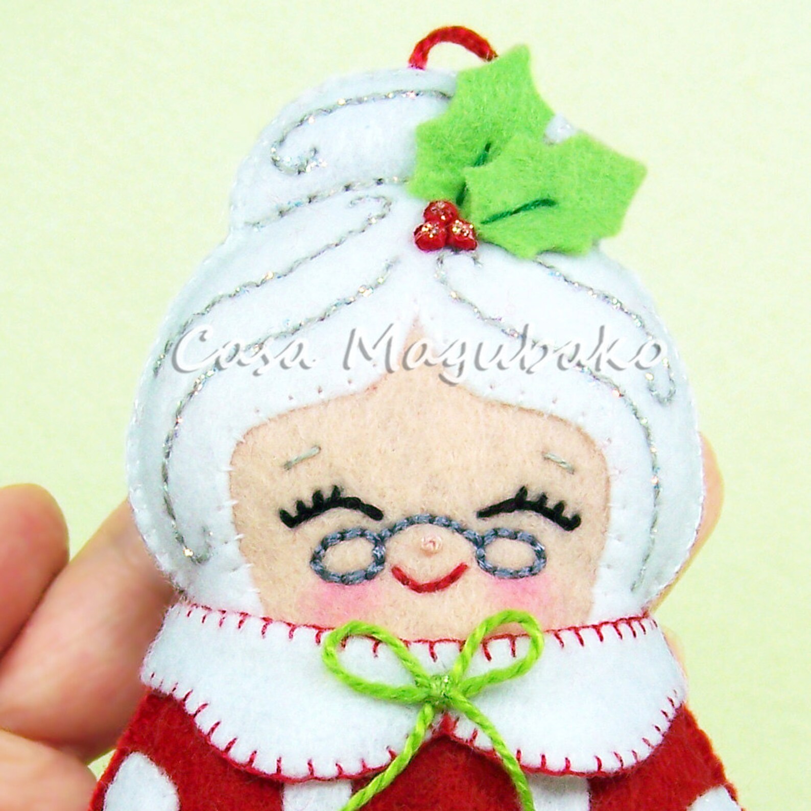 PDF Felt Pattern Mrs. Claus Ornament Sewing Pattern - Etsy