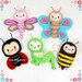 PDF Felt Pattern - Bug Collection Felt Sewing Pattern: Ladybug ...