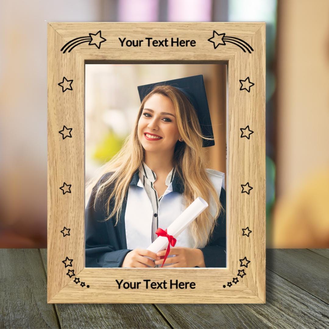 Personalised Graduation Photo Frame Engraved Keepsake Gift for Special ...