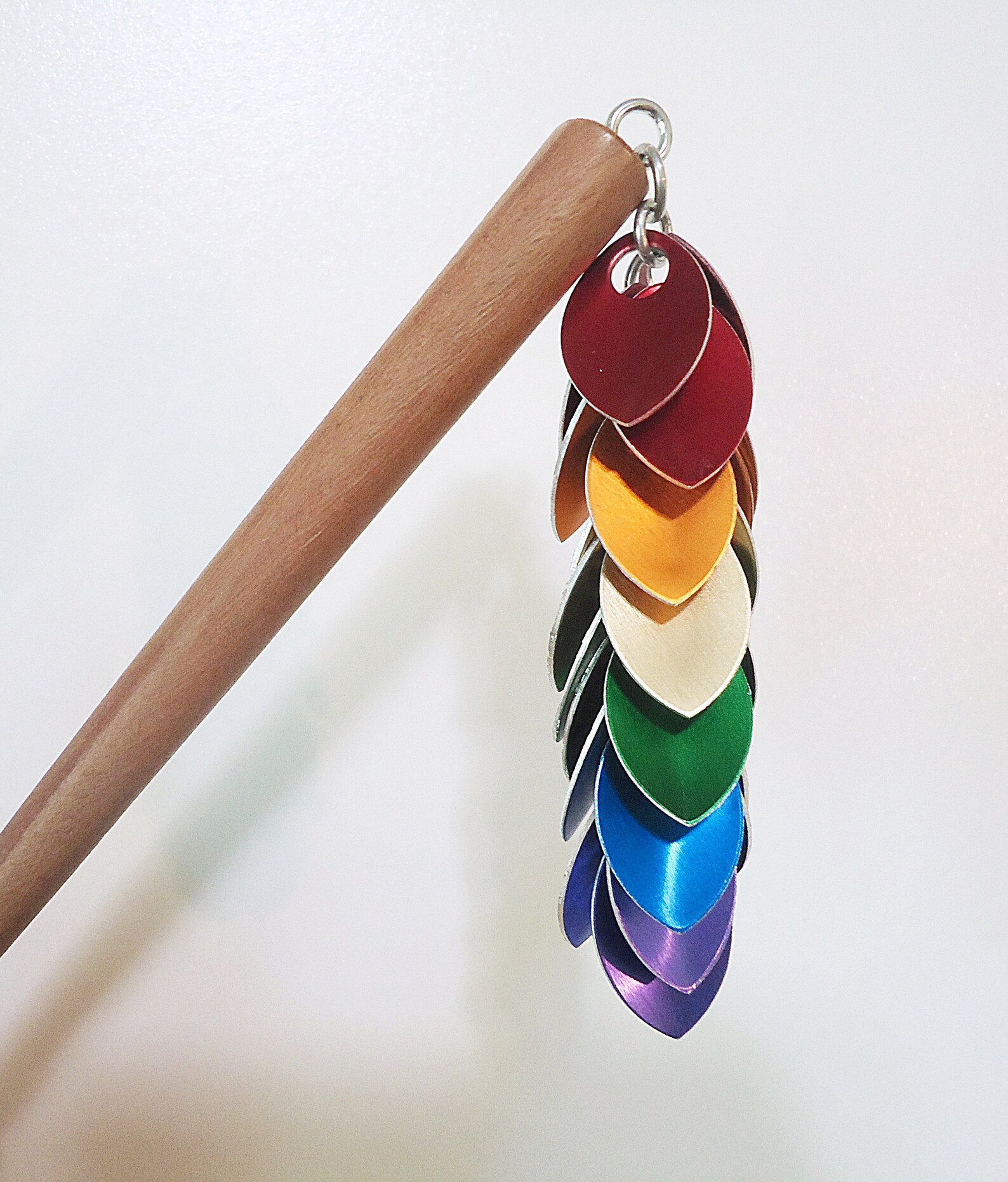 Metallic Rainbow Dangling Hair Stick - Etsy
