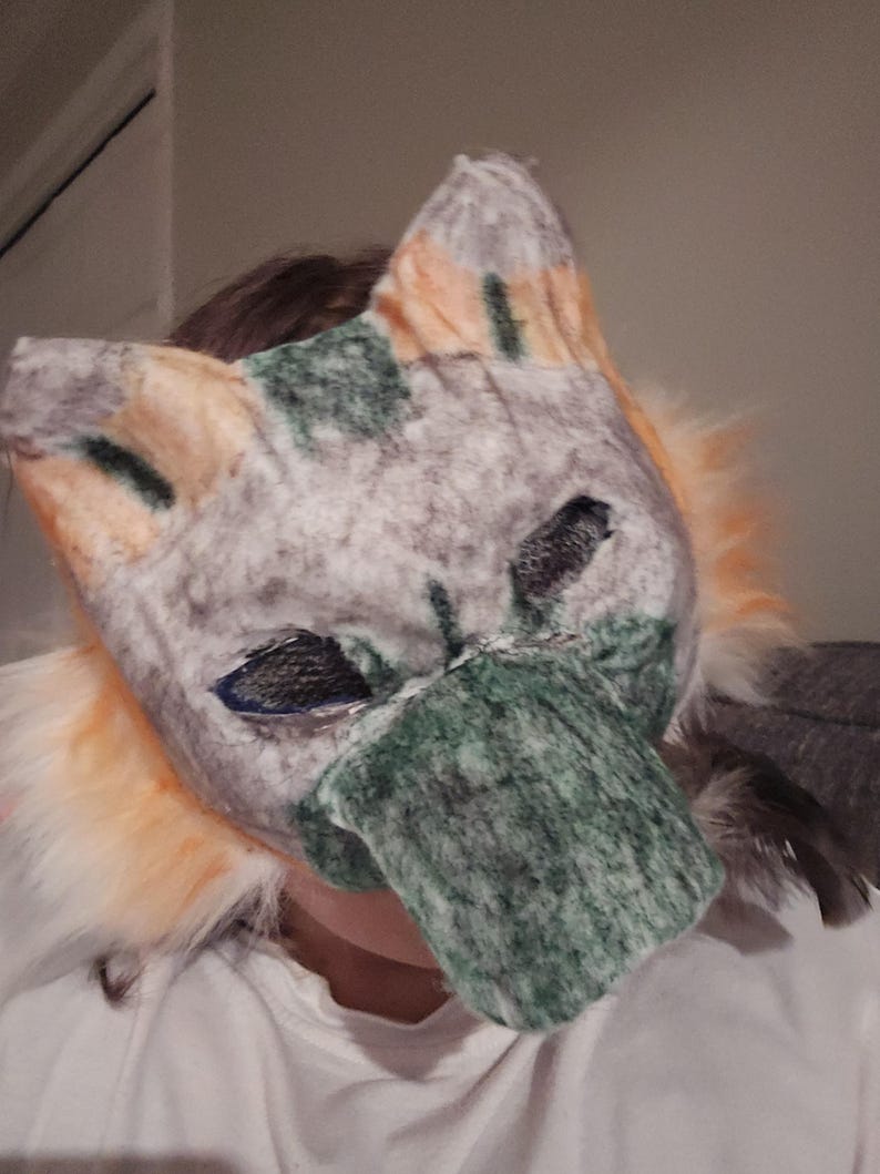 Therian Fennec Fox Mask - Etsy