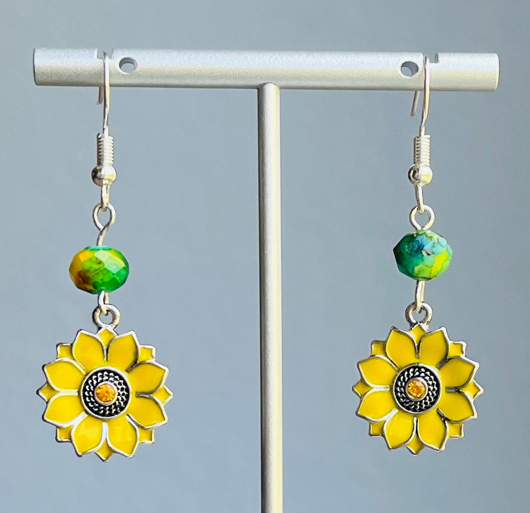 Picassos Sunflower Ear Art - Etsy