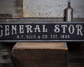 General store sign | Etsy