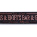 Custom Bar Sign Home Bar Sign Wood Bar Sign Bar & Grill | Etsy