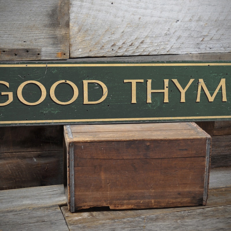 Thyme Sign - Etsy
