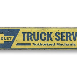 Truck Service Sign, Chevrolet Sign, Chevy Mechanic, Chevy Garage Sign ...