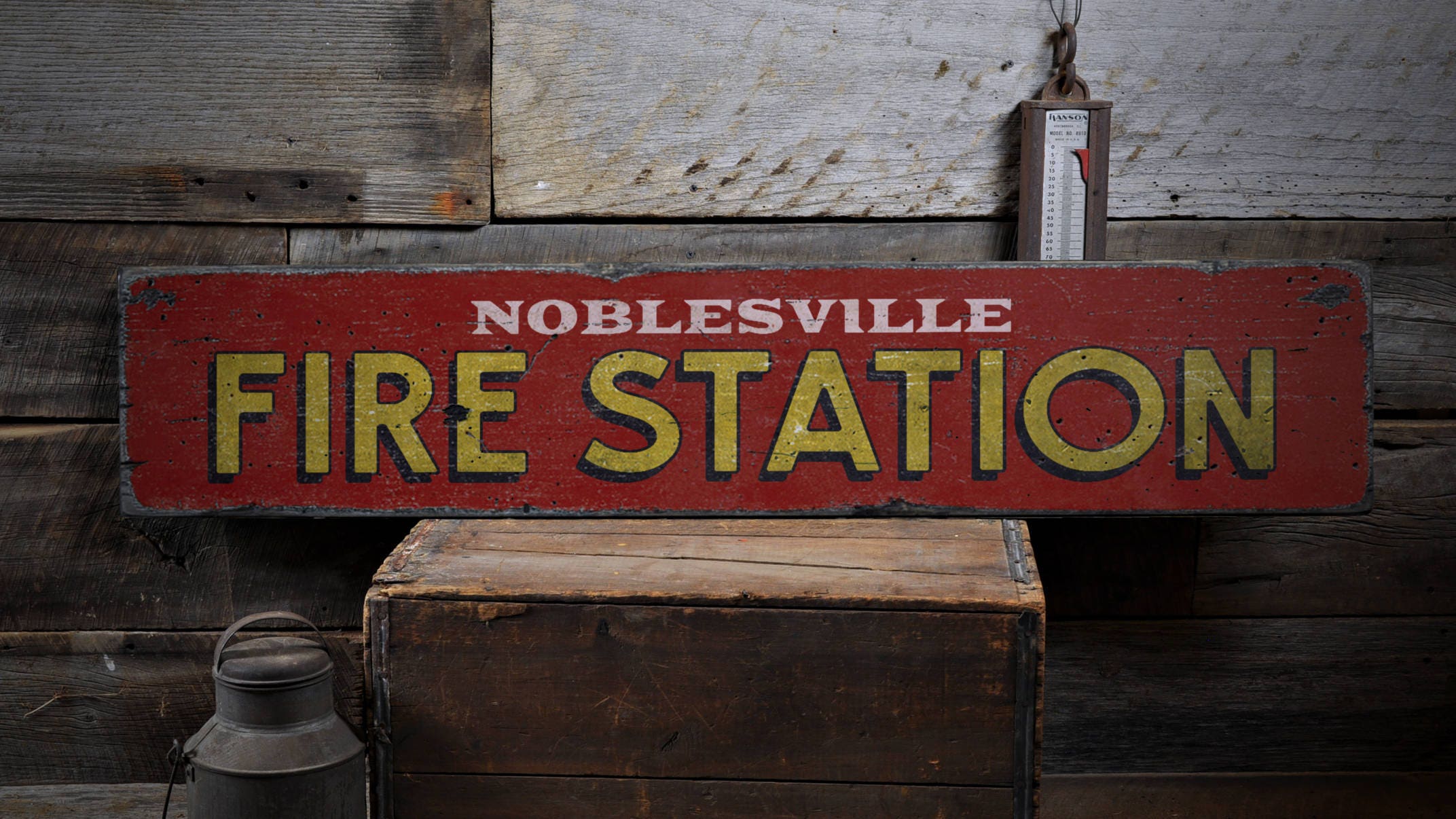 Fire Station Sign Fire Station Decor Custom Fireman Gift | Etsy