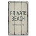 Private Beach Sign, Wood Private Beach Sign, Wood Beach Sign, Beach ...