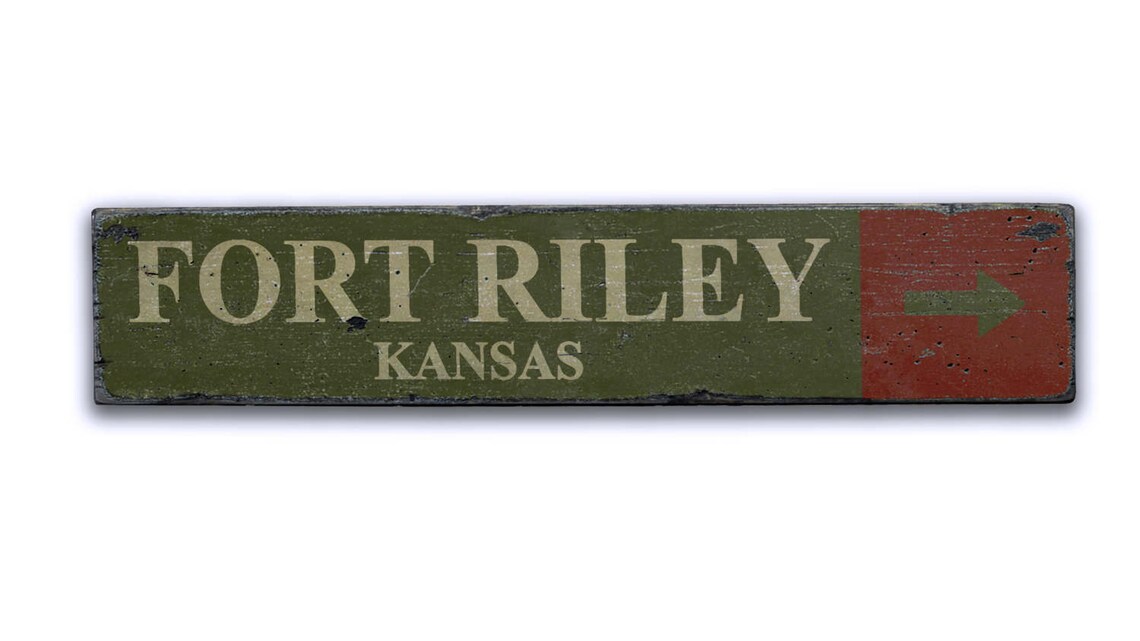 Fort Riley Sign Custom Military Sign Fort Riley Gift Fort - Etsy