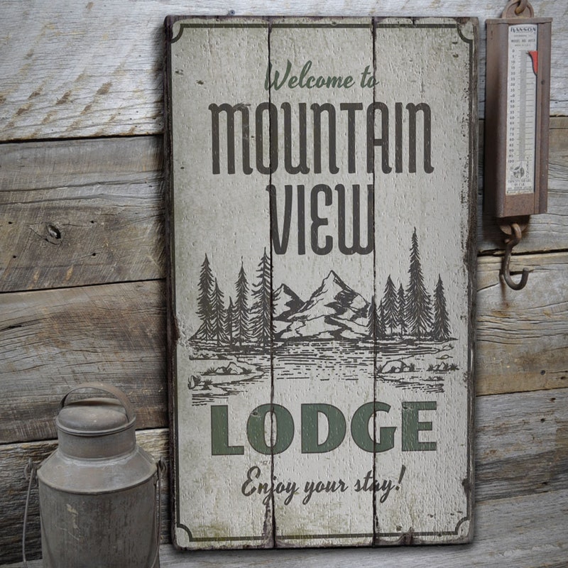 Mountain Lodge Decor - Etsy