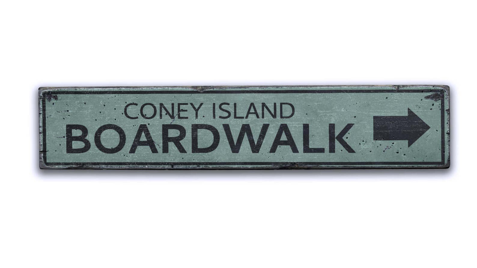 Boardwalk Arrow Sign Beach Boardwalk Decor Custom Wood Sign | Etsy