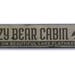 Bear Cabin Sign, Cabin Wood Sign, Lake Cabin Decor, Rustic Cabin Sign ...