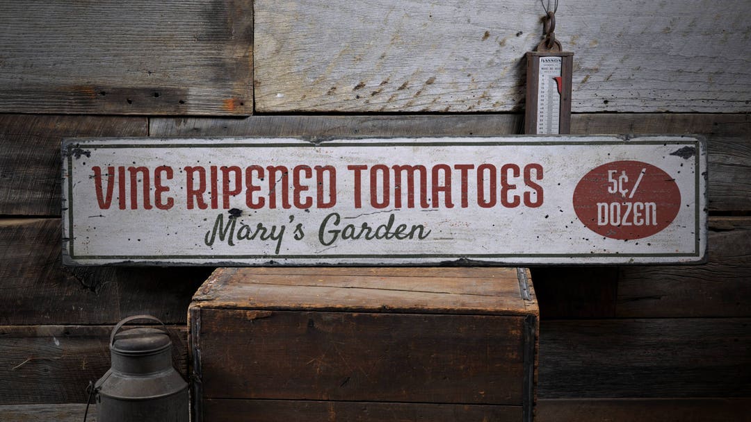 Tomatoes Wood Sign, Tomatoes Decor, Tomato Grower Gift, Tomato Garden ...