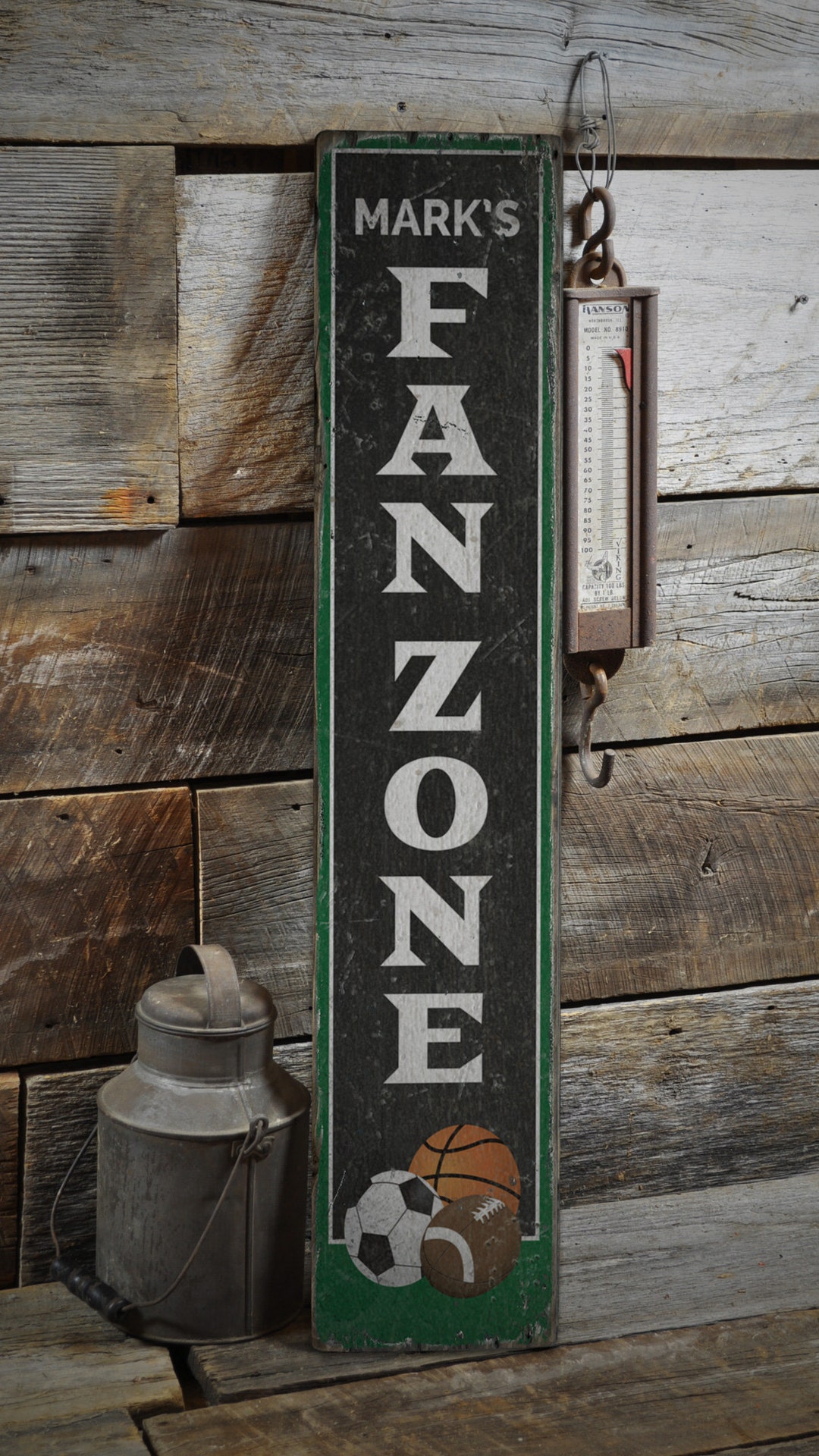 Fan Zone Sign, Wooden Fan Zone Sign, Child's Gift, Child's Room Decor ...
