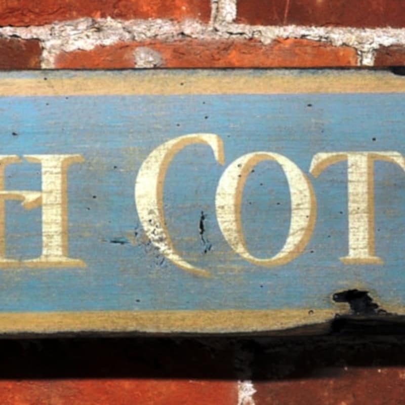 Wooden Cozy Home Sign - Etsy