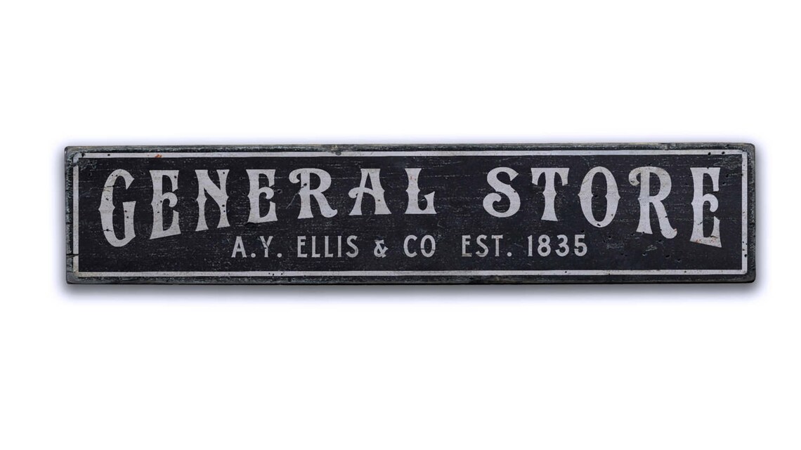 General Store Sign Custom Store Sign Rustic Store Sign Wood - Etsy