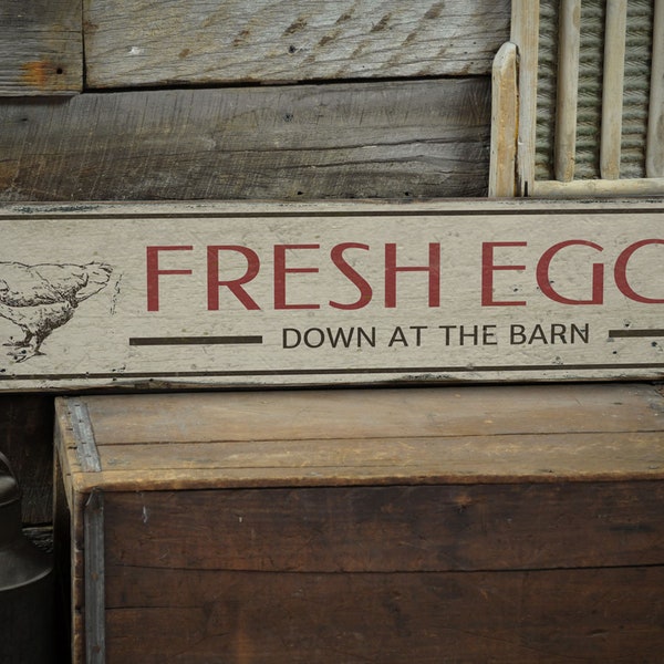 Fresh Eggs Sign - Etsy
