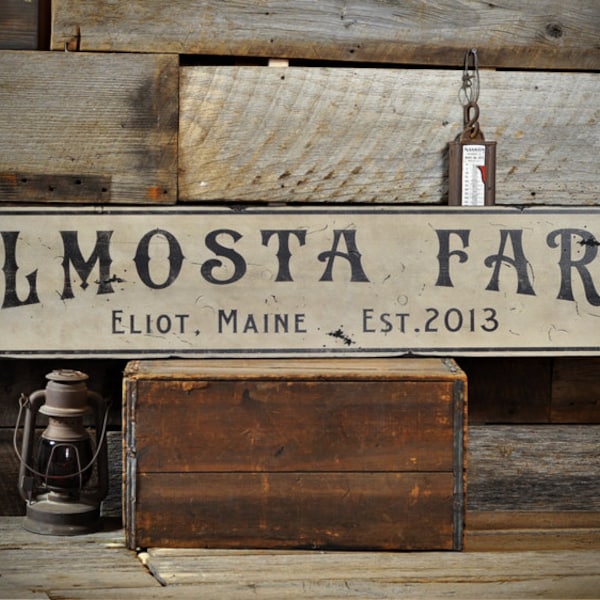 Custom Farm Sign - Etsy