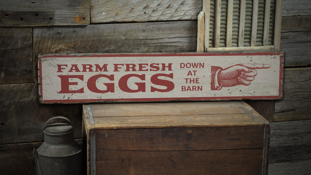 Fresh Eggs Sign, Farm Fresh Eggs Sign, Chicken Lover Sign, Wooden ...