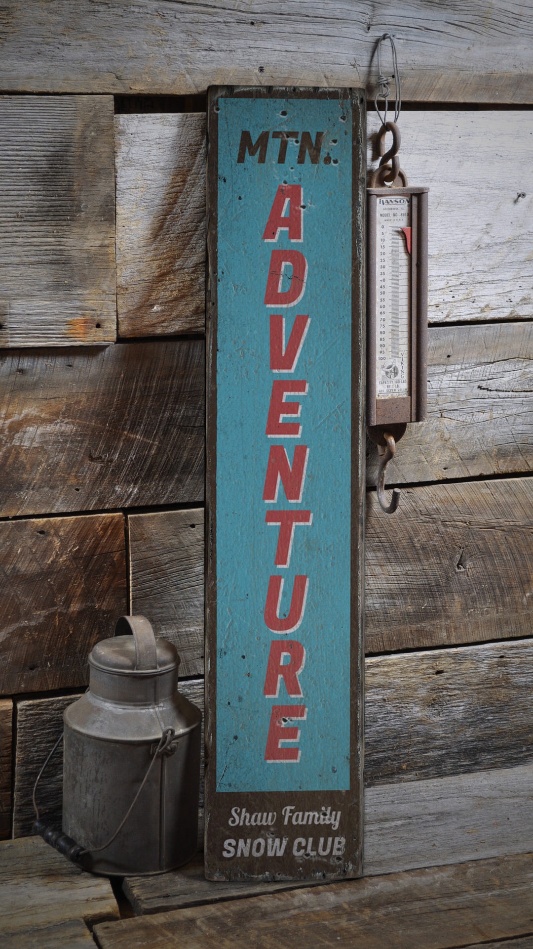 Mountain Adventure Sign, Wooden Mountain Sign, Mountain Sign, Old ...
