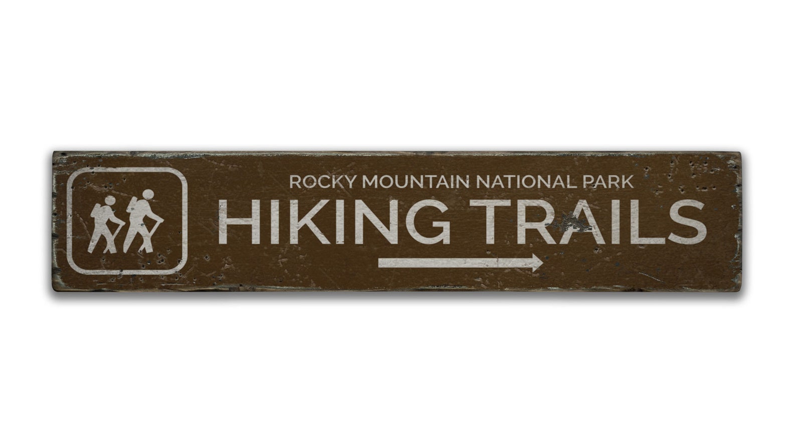 Hiking Trail Sign Wooden Hiking Sign Hikers Gift Lodge | Etsy