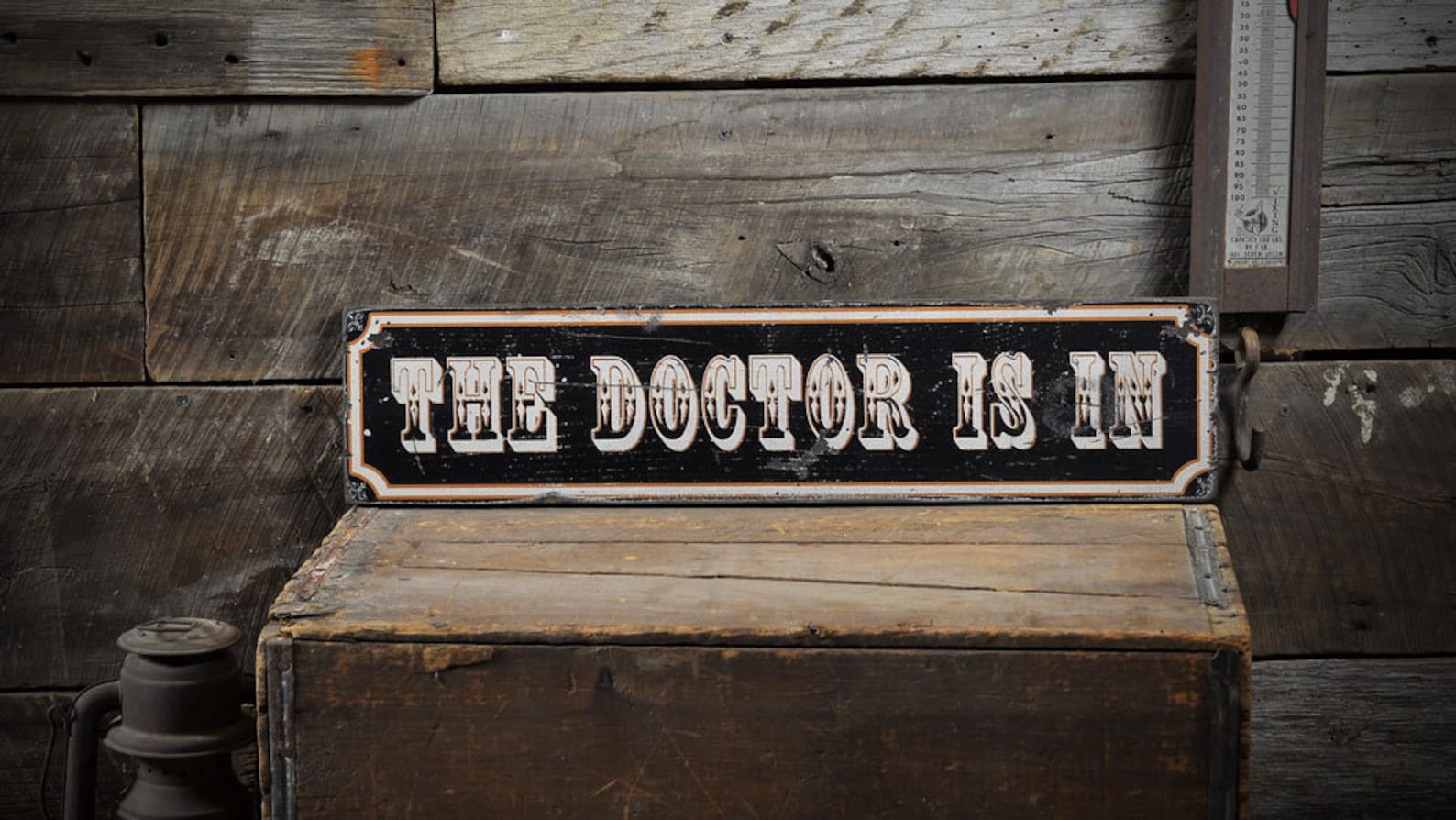 The Doctor is in Sign Rustic Hand Made Distressed Wood - Etsy