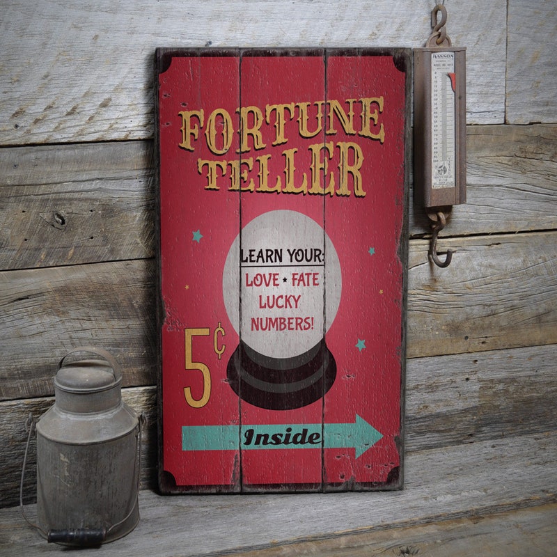 Fortune Teller Sign - Etsy