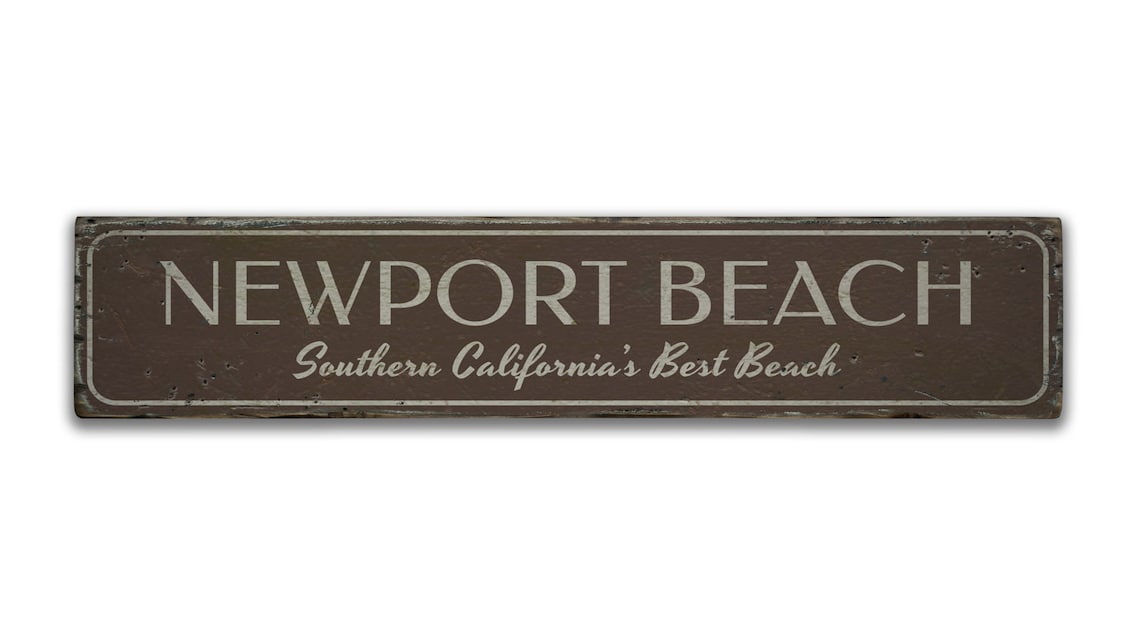 Newport Beach Sign Newport Beach Lovers Newport Sign Wood - Etsy