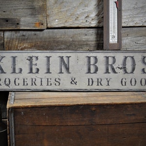 Custom Groceries Dry Goods Sign, Sign for Shops, Decoration and Gift ...