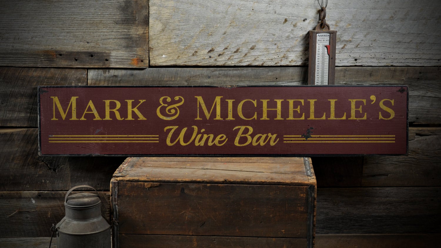Custom Winery Wedding Wine Bar Sign Custom Wood Wine | Etsy