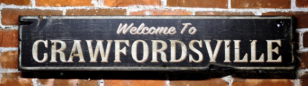 Custom Welcome to City, City Decor, Old City Limit Sign, Town Decor ...