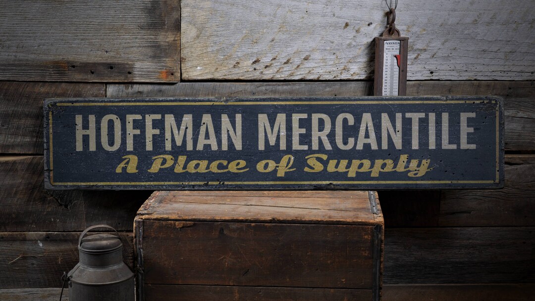 Family Mercantile Sign, Supply Store Sign, Mercantile Decor, Custom ...