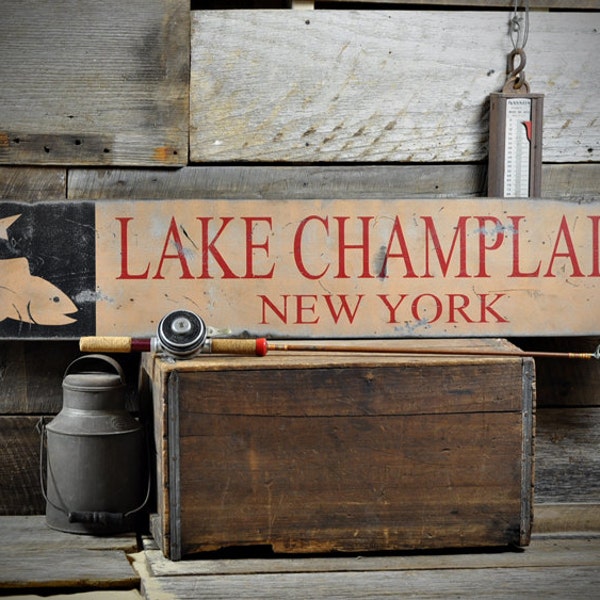 Lake Champlain Sign - Etsy