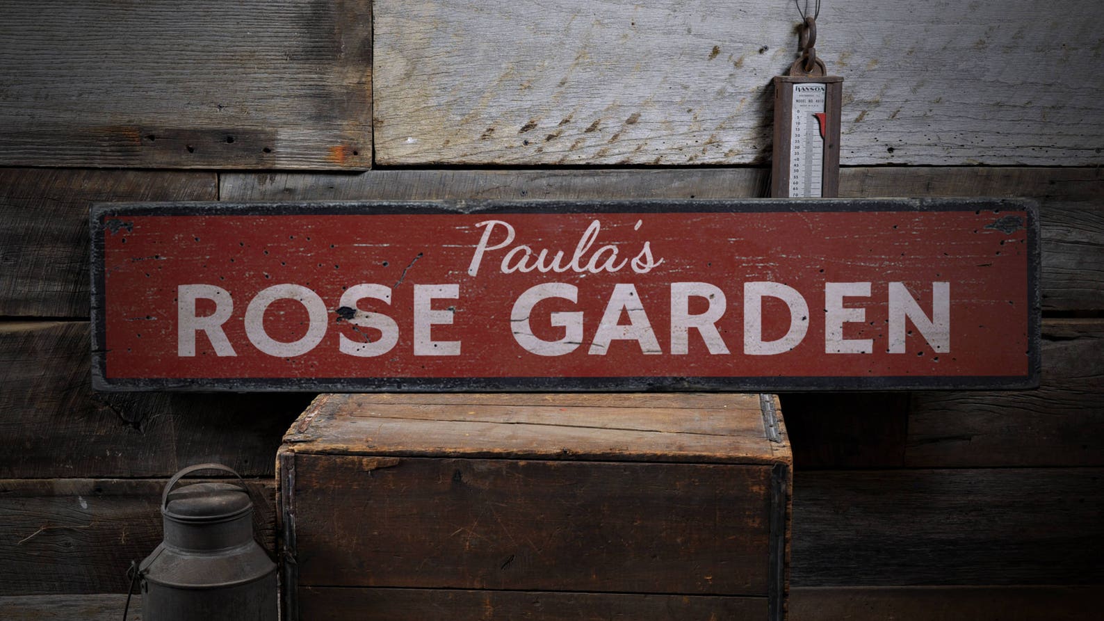 Rose Garden Sign Wood Rose Lover Sign Rose Garden Decor - Etsy