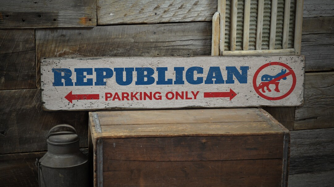 Republic Parking Sign, Rustic Republic Park Sign, Wood Republic Signs ...